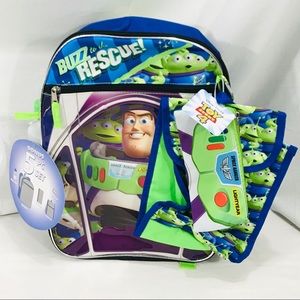 Disney | Accessories | Disney Toy Story 4 Buzz Light Year Backpack Blue ...